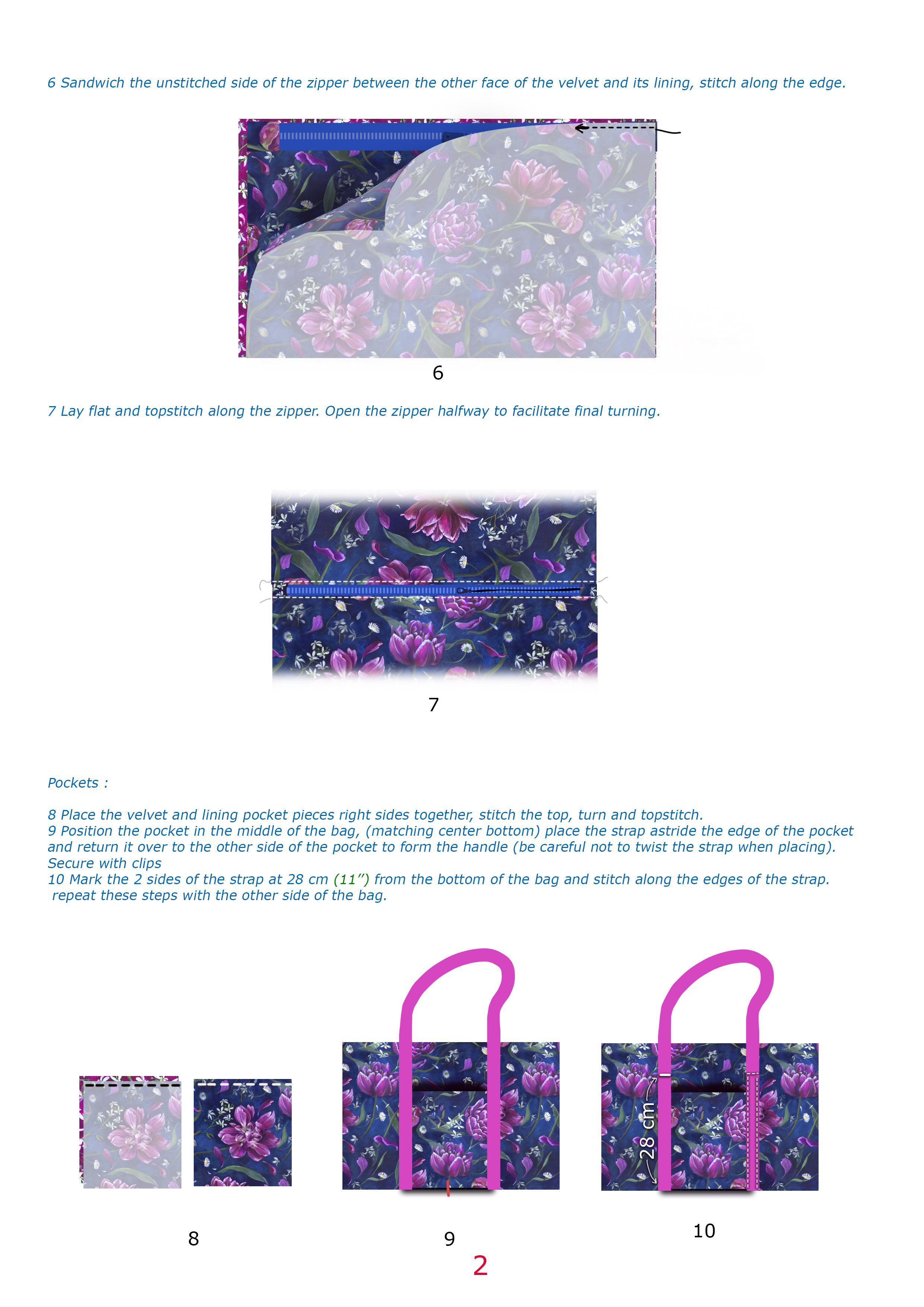 Free barrel bag tutorial and pattern. Sewing pattern free to download ...